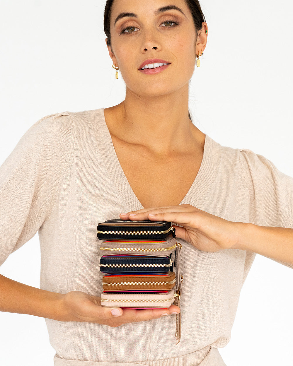 Alexis Zip Purse - Fawn Multi – Arlington Milne